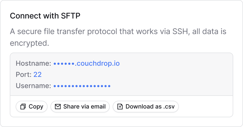 Cloud SFTP Server | Fully Managed, Secure & Scalable by Couchdrop