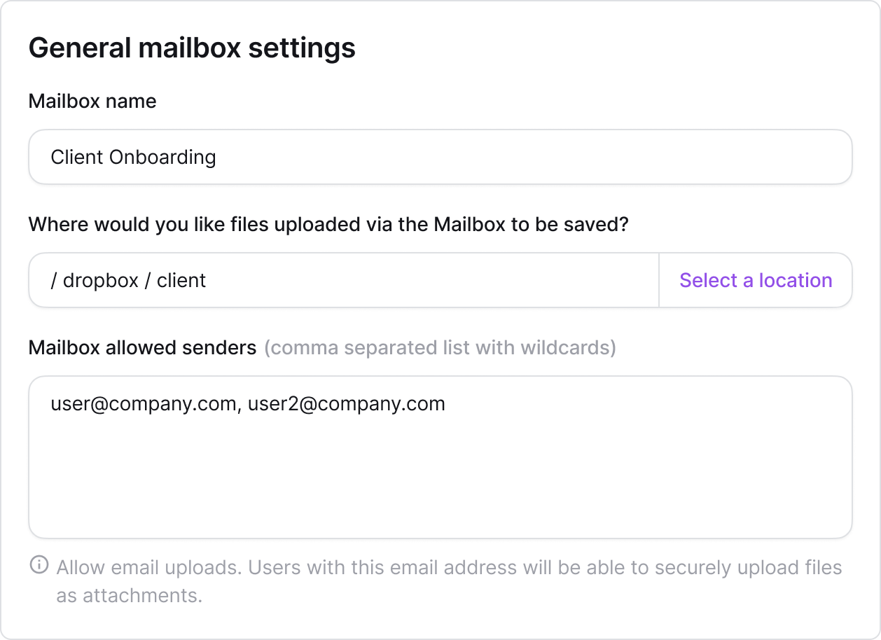 Couchdrop Mailboxes | Auto Upload Email Attachments to Cloud Storage