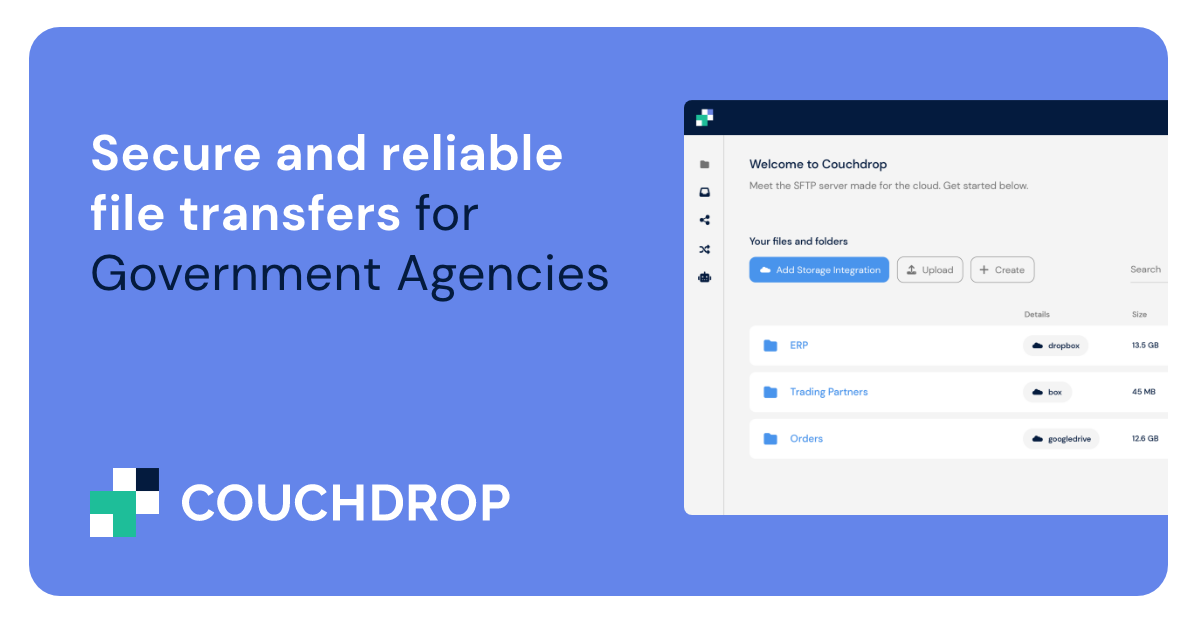 MFT & Secure File Transfer for Government & Public Sector | Couchdrop ...